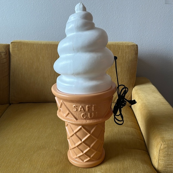 Other | Ice Cream Cone Lamp | Poshmark